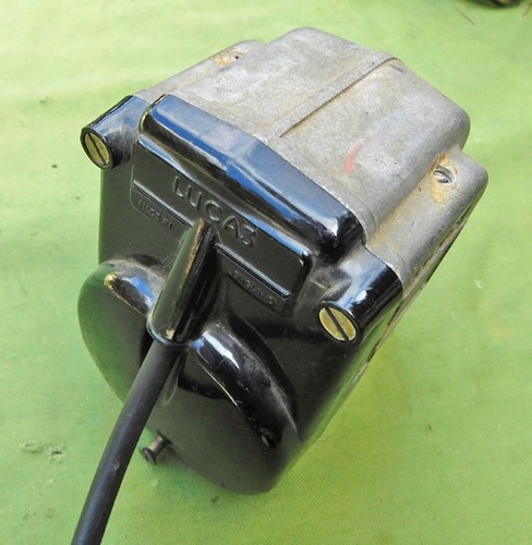 VINTAGE LUCAS MOTORCYCLE SR SR1 MAGNETO AJS MATCHLESS SINGLE CYLINDER ...