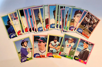 1981 Baseball Rookies -- 26 Cards -- Ex to NM -- Baines, Gibson ...