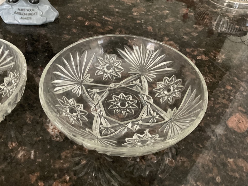 Vintage Anchor Hocking Prescut Star Pattern Large Collection of ...
