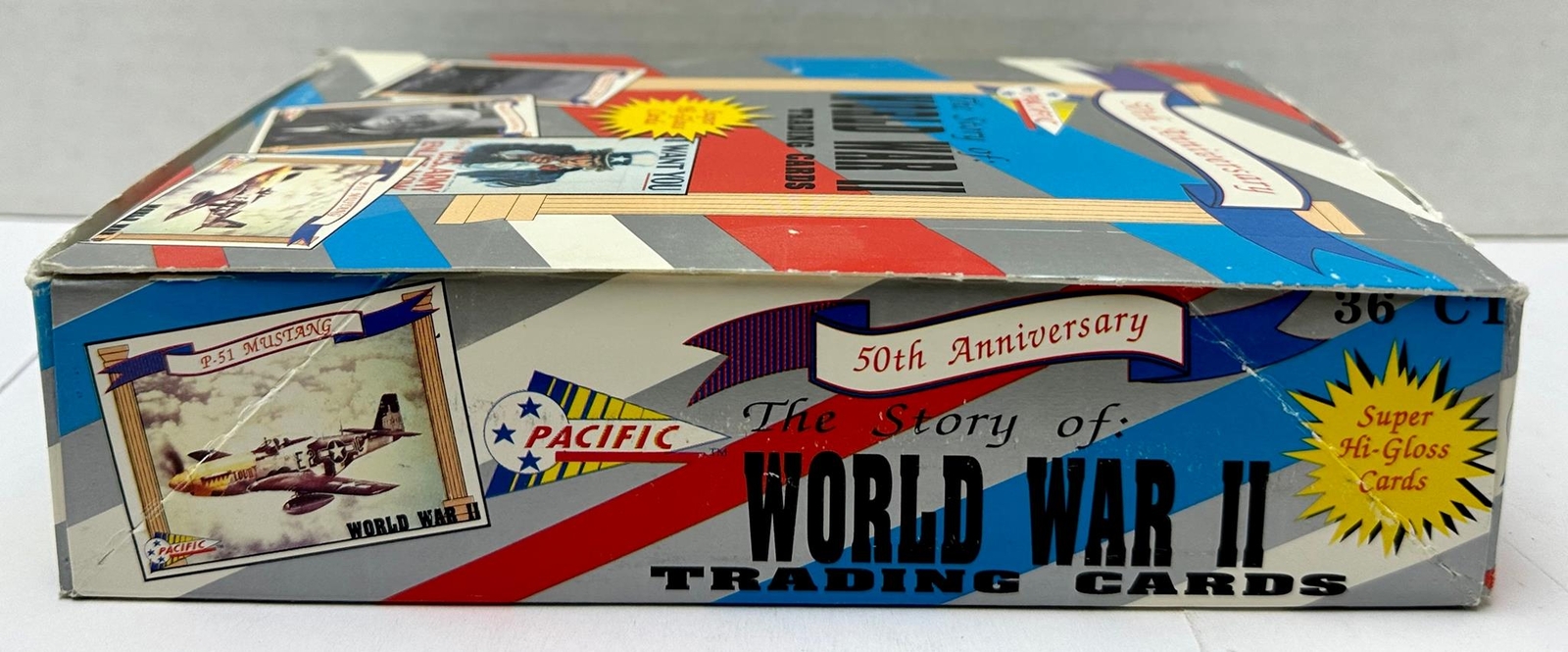 1992 World War II 50th Anniversary Trading Card Box WW2 WWII 36 Packs ...