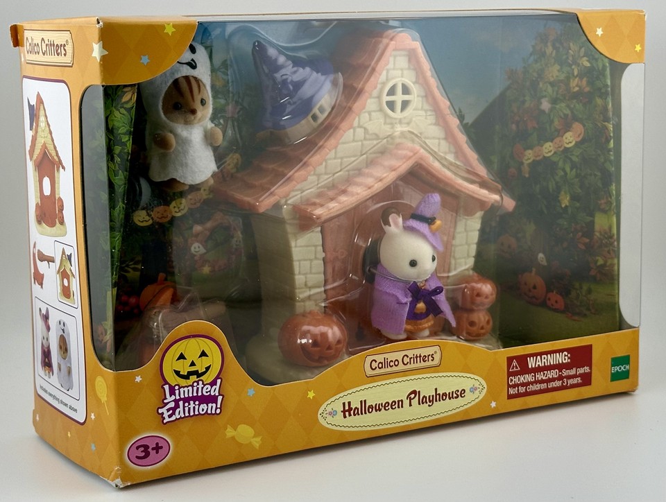Sylvanian Families Calico Critters Halloween Playhouse NEW Set Limited ...