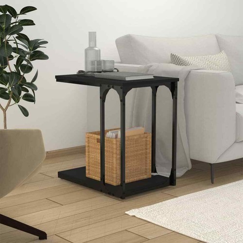 vidaXL Side Table Black 50x35x52 cm Engineered Wood | eBay Australia