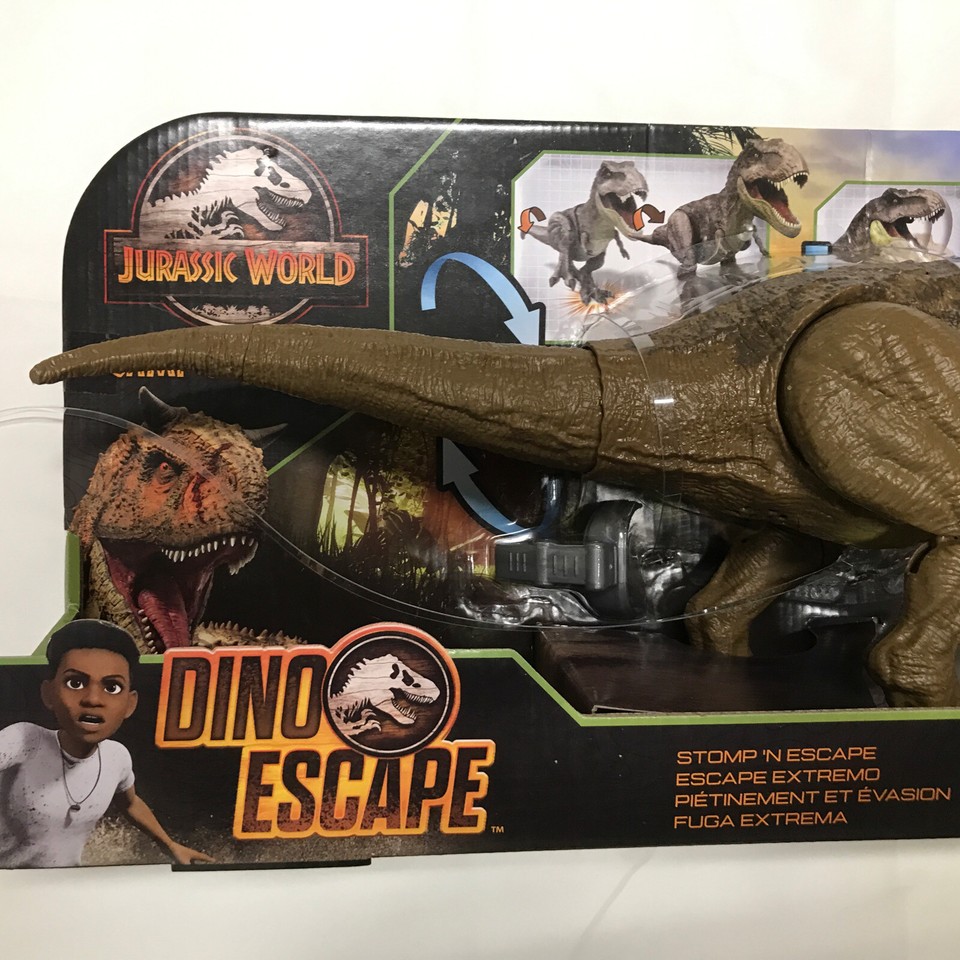Jurassic World Tyrannosaurus Rex Stomp & Escape Dinosaur 21 Inch Long T ...