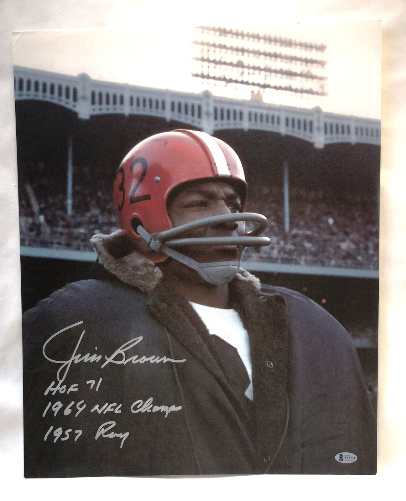 Jim Brown Autographed Memorabilia | Signed Photo, Jersey, Collectibles ...