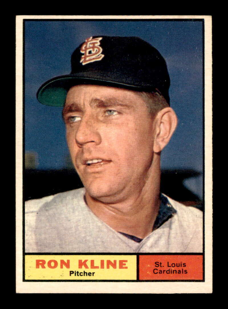 1961 Topps #127 Ron Kline EXMT/EXMT+ X3016618 | eBay