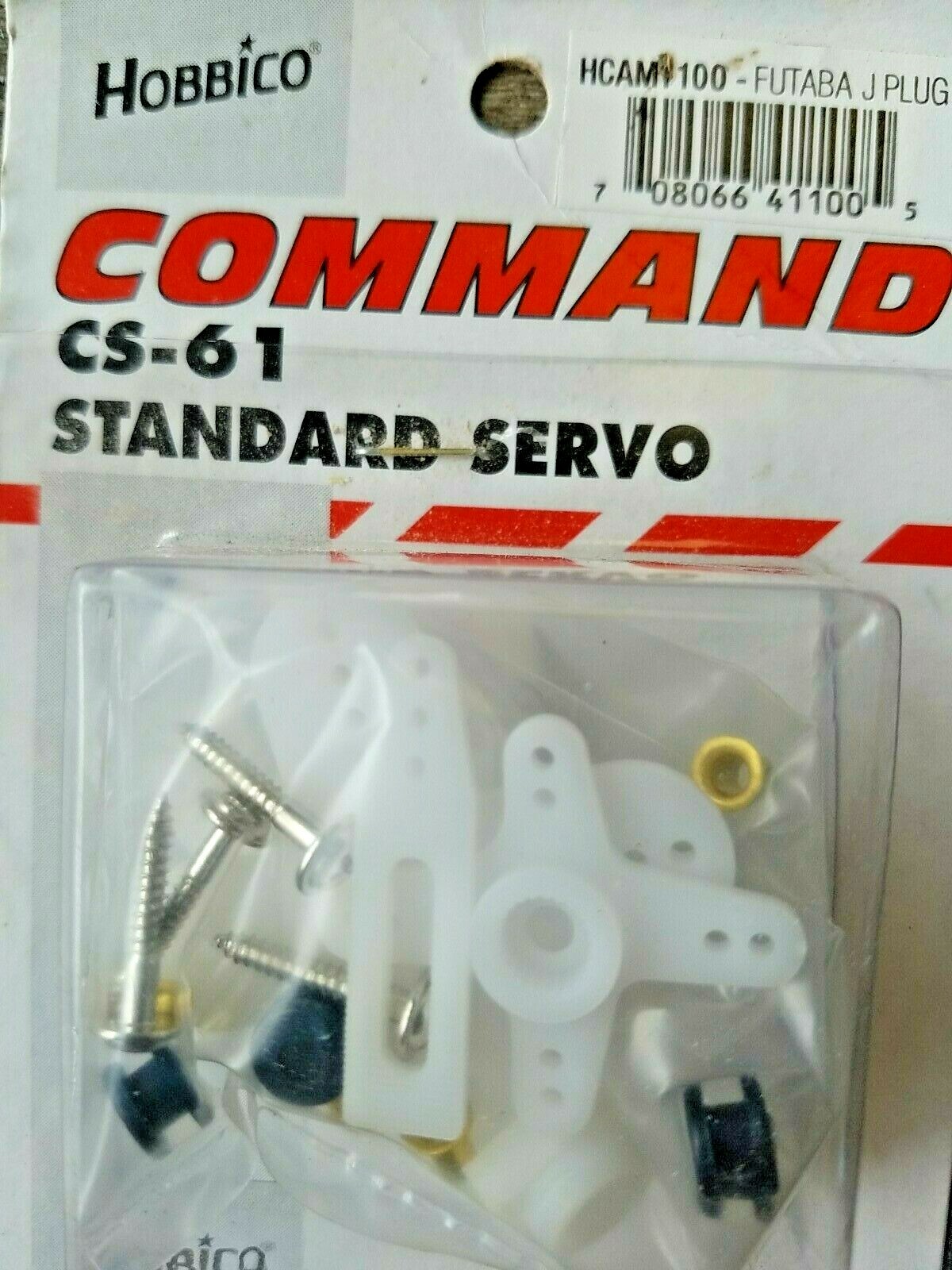 NEW! Hobbico Command CS-61 Standard Servo HCAM1100-FUTABA J Plug ...