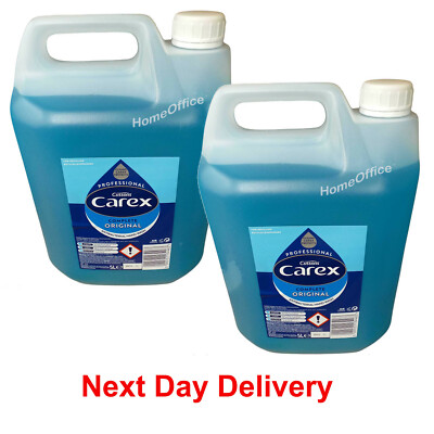 Carex Professional Original Liquid Hand Soap Wash 2 x 5L Litre Tubs ...