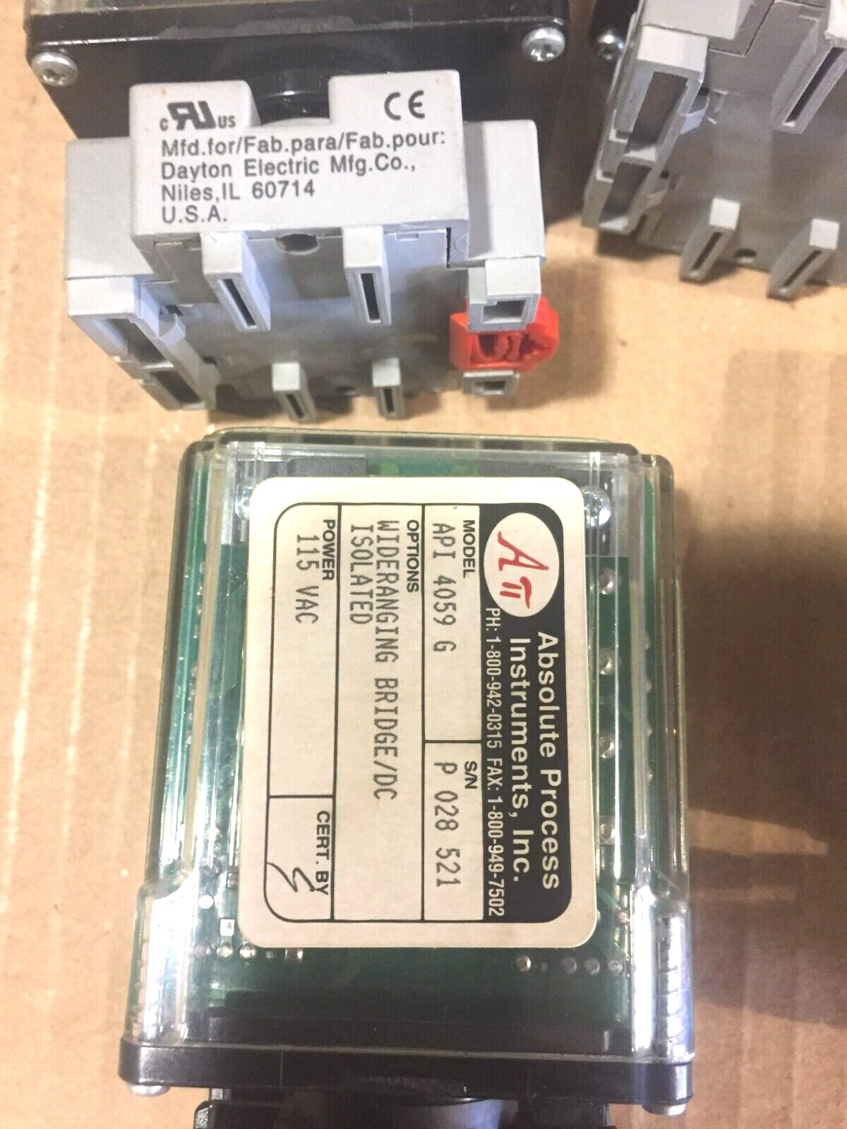 API 4059G Relay Absolute Process Instruments Wide Ranging Bridge , w ...