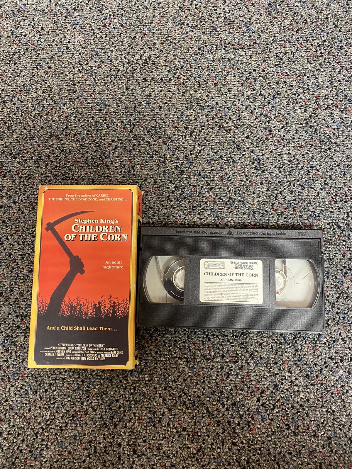Children of the Corn VHS (Starmaker/ R & G, 1992) Stephen King Horror ...