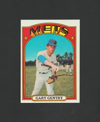 1972 Topps Gary Gentry #105 ~ NY Mets ~~ Set Break ~~ High Grade! | eBay