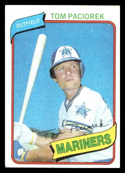 1980 Topps #481 Tom Paciorek Seattle Mariners Baseball card | eBay