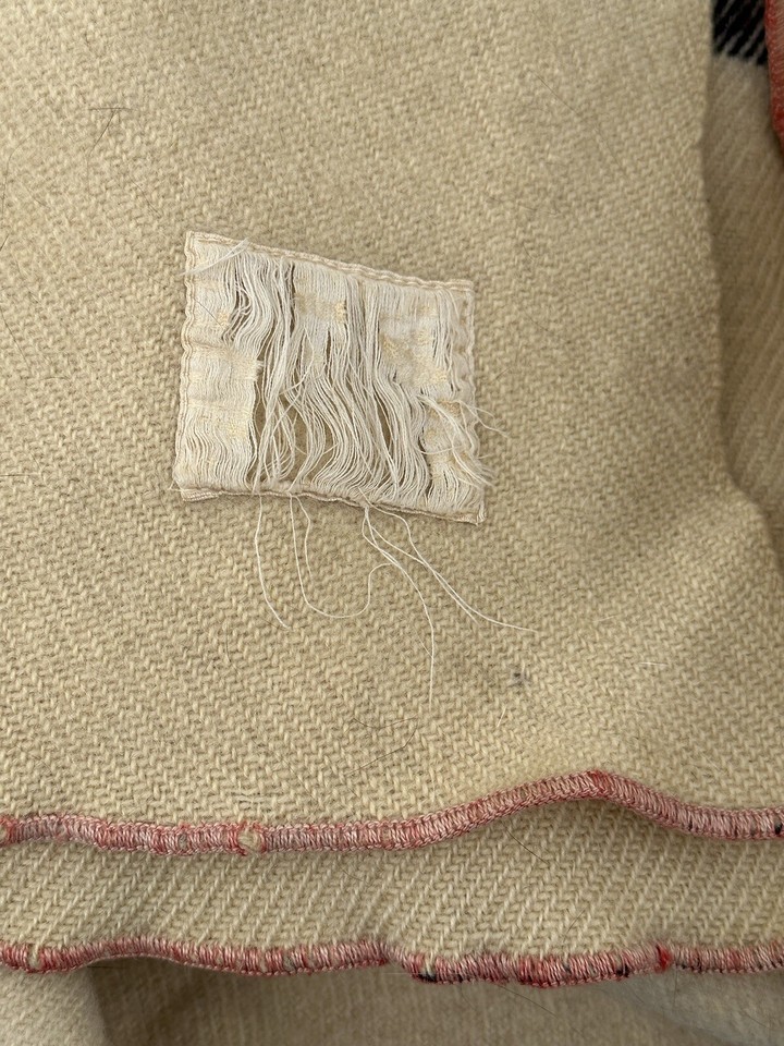 Vintage 3.5 Point Wool Blanket 59 x 71 Rare early collectors JACOBS OF ...