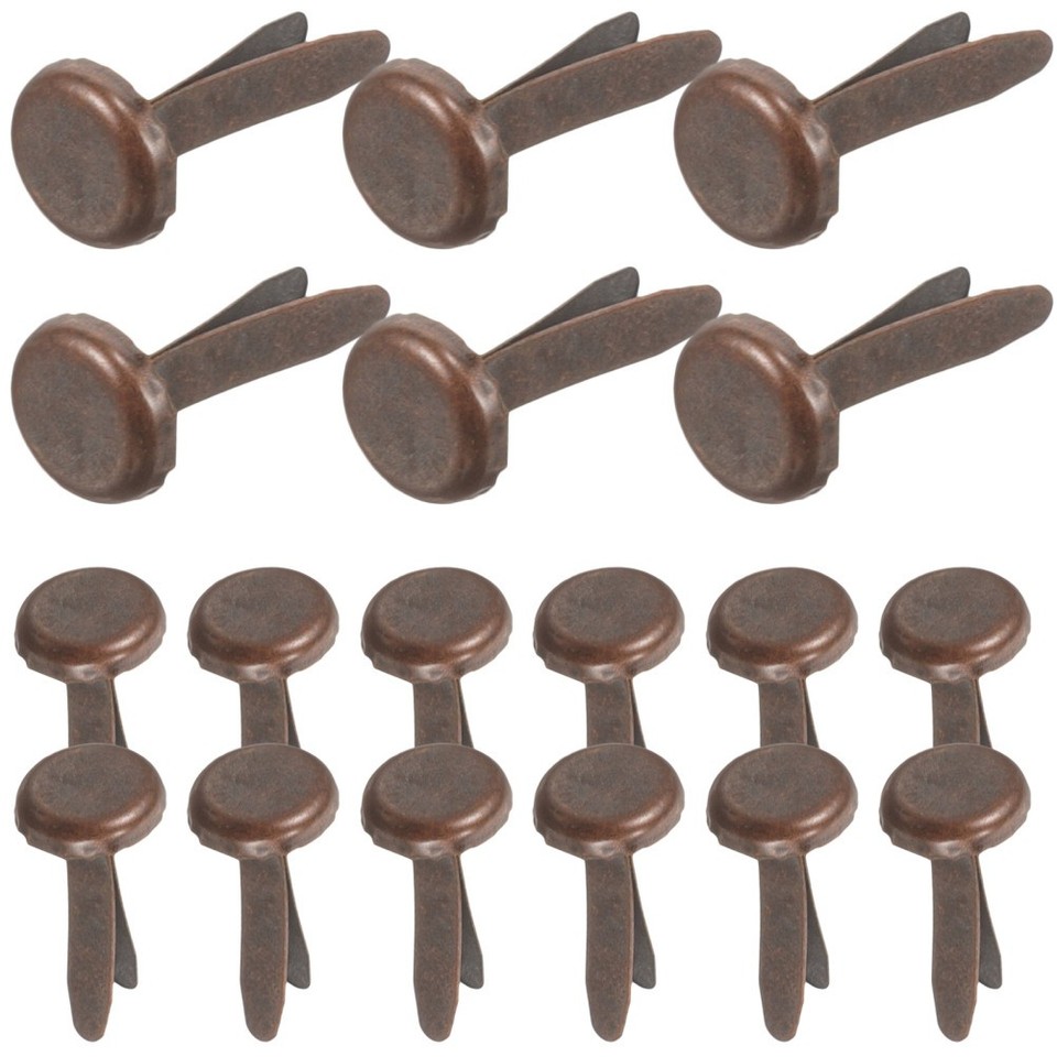 200 Pcs Paper Fastener Fasteners Brads for Scrapbooking Wide Head ...