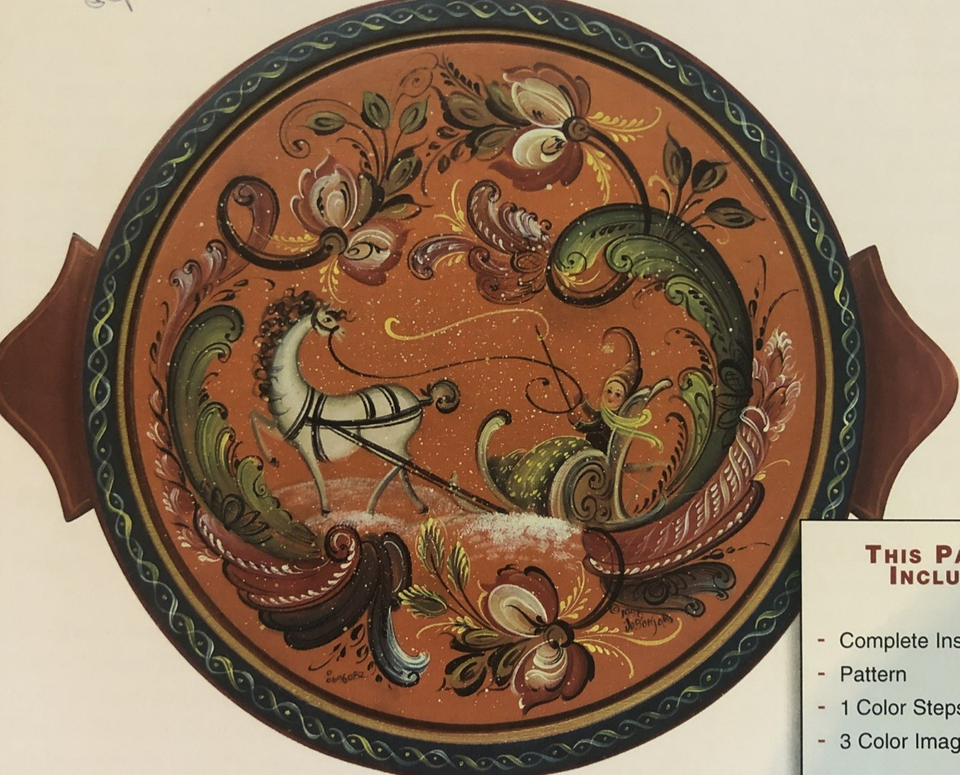 Tole Painting Pattern Packet: Early Telemark Rosemaling by Jo Sonja ...