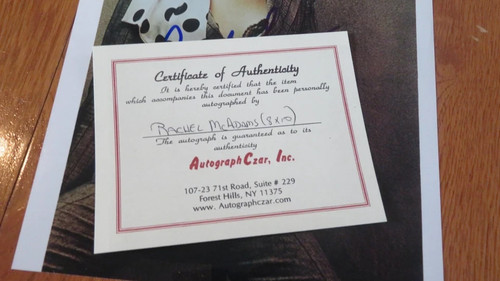 Rachel McAdams Autographed Hand Signed 8x10 Photo Mean Girls Notebook ...