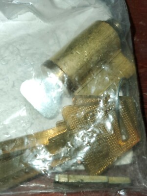 US LOCK US1500SC1DL Brass Mortise Cylinder 1 in. Keyway SC1, Finish DL ...