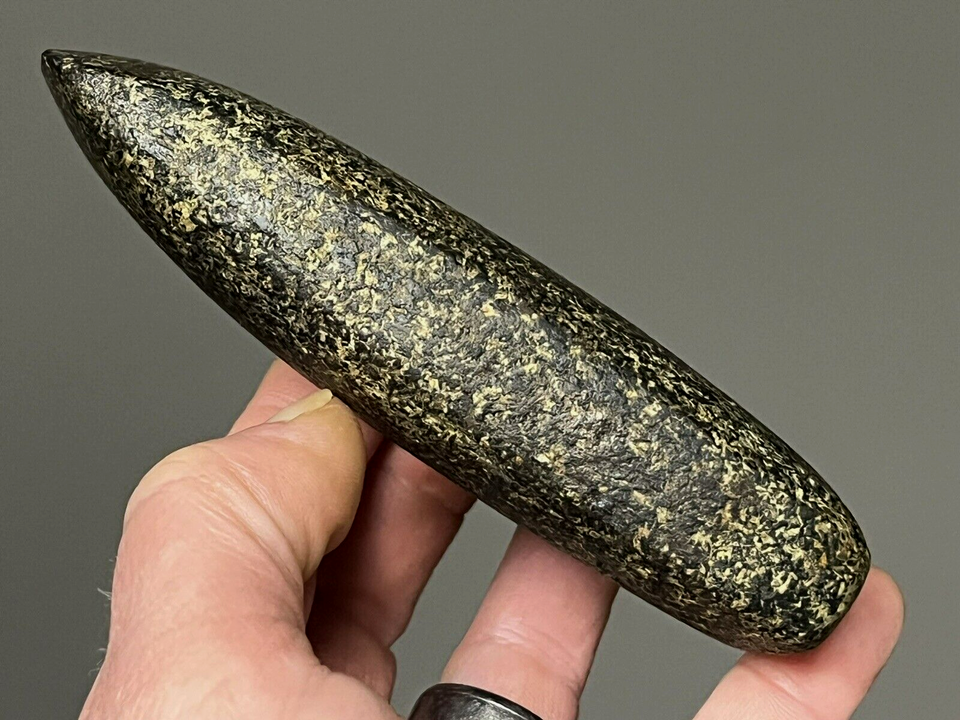 MAGNIFICENT HOPEWELL HARDSTONE CELT IOWA ARROWHEADS AUTHENTIC INDIAN ARTIFACT | eBay