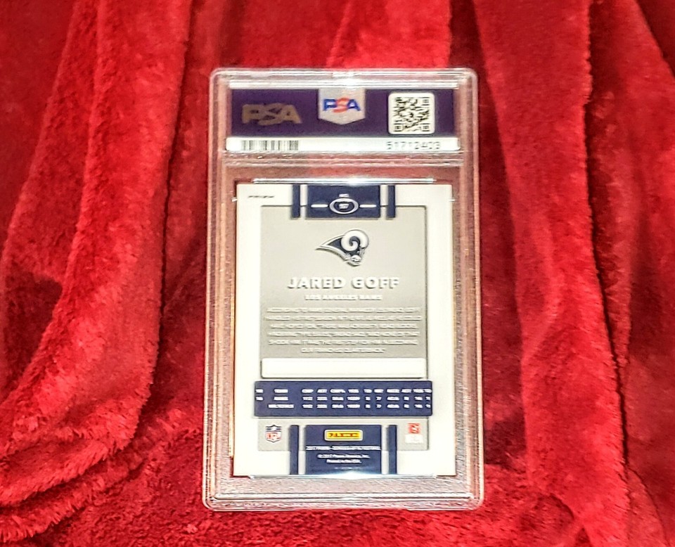 JARED GOFF 2017 PANINI DONRUSS OPTIC #97 HOLO FOIL PSA 10 🔥KEEN EYE | eBay