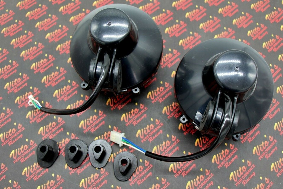 2 x NEW Headlights Yamaha Banshee lens bulbs lights grills 1996-2001 ...