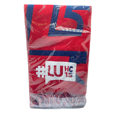 Liberty University LU Flames Scarf Sparky Football Red White Blue LU ...