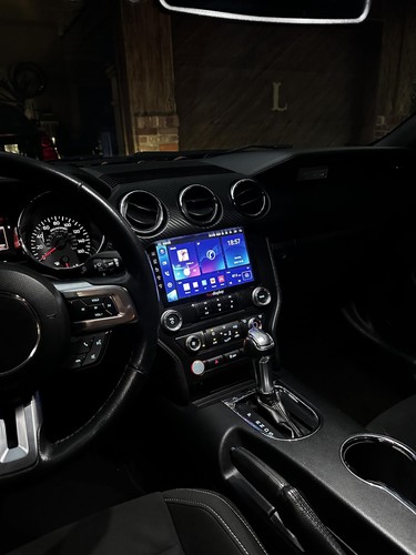 CARPLAY FOR FORD MUSTANG 2015-2021 ANDROID 13 CAR STEREO RADIO GPS 2 ...