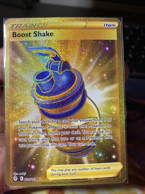 Pokémon TCG Boost Shake Evolving Skies 229/203 Holo Secret Rare | eBay