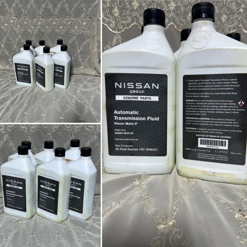 GENUINE OEM Nissan Matic-P Transmission Fluid 6-Quart (P/N/ 999MP ...