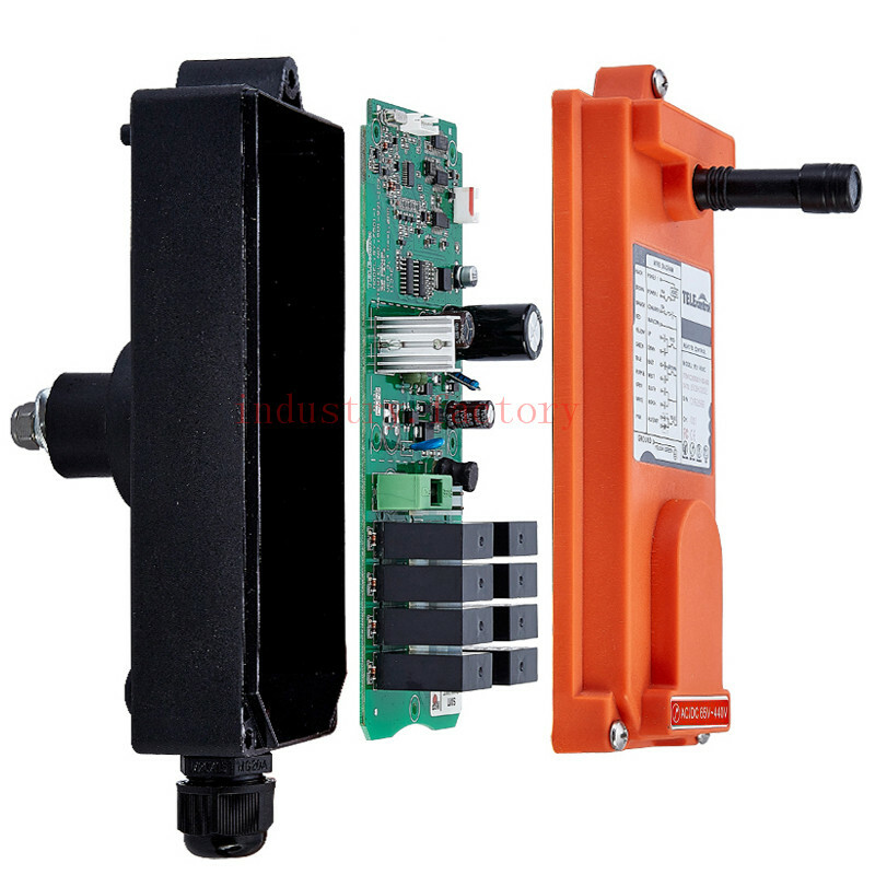 AC65-440V Industrial Hoist Crane Wireless Remote Control 2 Tansmitter&1 ...