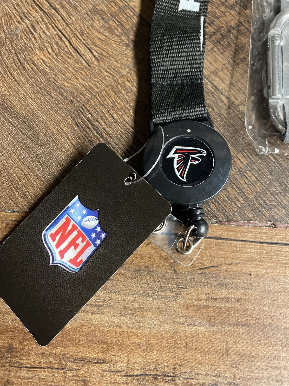 Atlanta Falcons Two Tone Lanyard Key Ring NFL Chain ID Badge Holder for ...