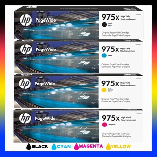 Any 1x HP Genuine 975X BK/C/M/Y High Yield Ink Cartridge for HP 452/477 ...