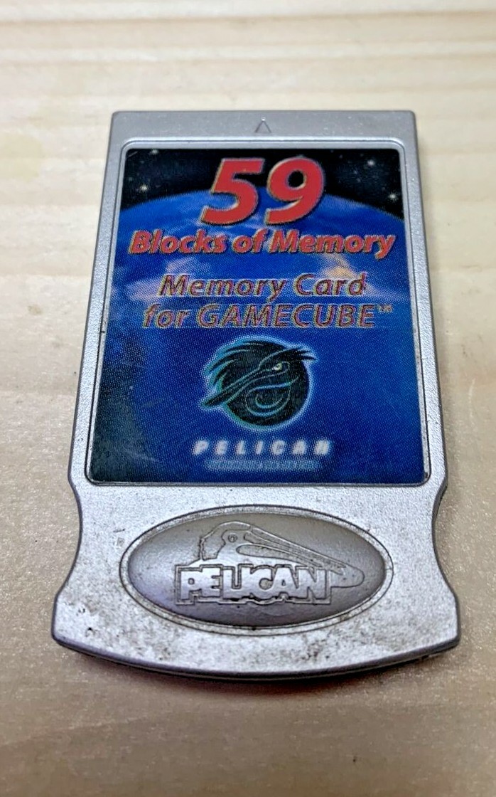 Memory Card For GameCube, 59 Blocks Of Memory, Made By Pelican ...