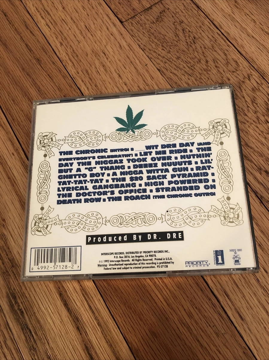 Dr Dre The Chronic Back Cover