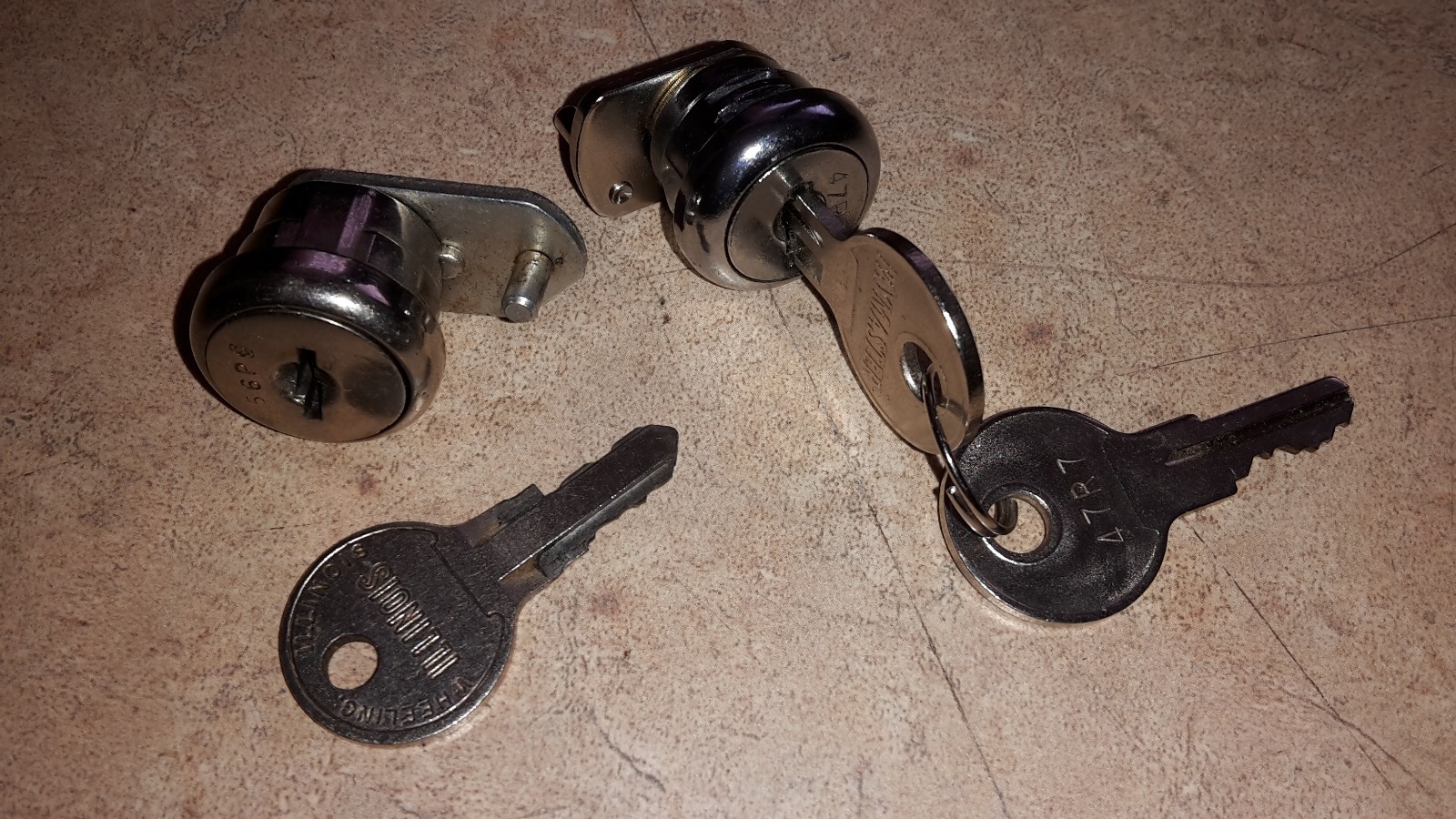 Lock & Key Replacement for All Paymaster 7000 8000 9000 8025 875 825 ...