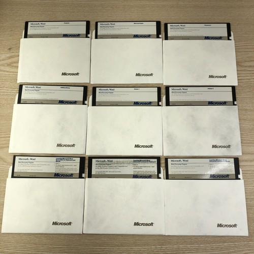 Microsoft Word 4.0 for IBM Personal Computer System 2- Floppy 5.25 ...