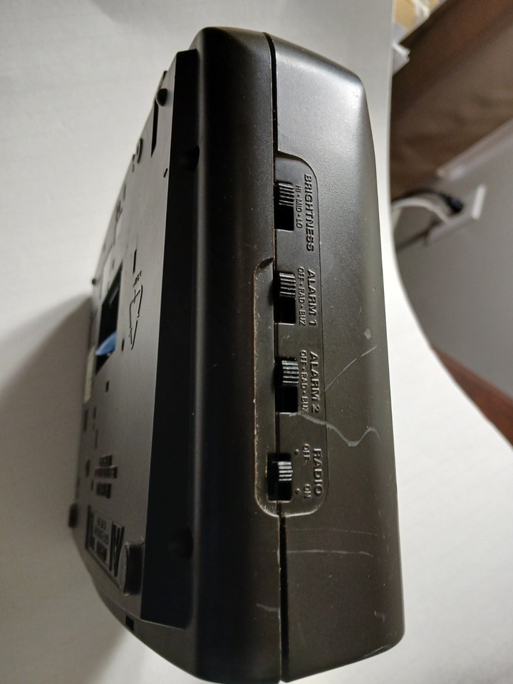 Alarm Clock Radio Large Digits Magnavox AJ 3440/17 FM/AM Weatherband ...