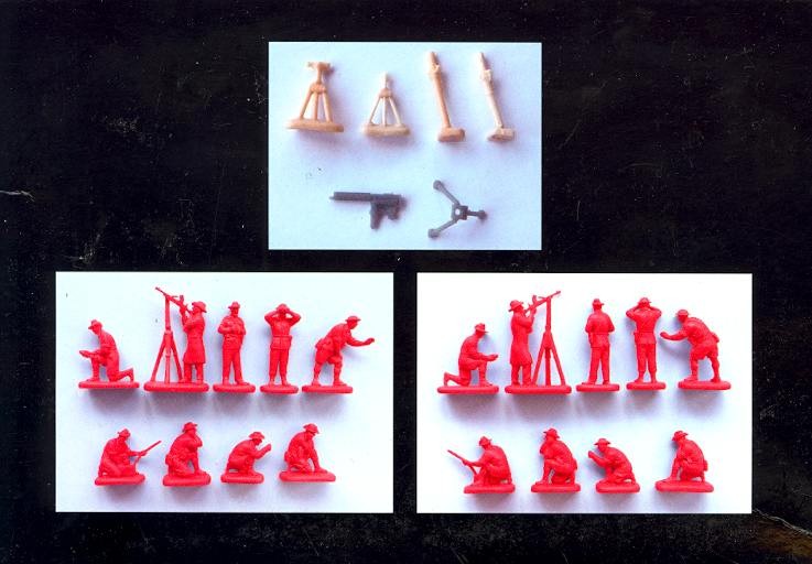 Strelets Models 1/72 BRITISH 8TH AUSTRALIAN ARMY HEAVY WEAPONS SQUAD ...