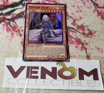 1x (M/NM) - Vampire Vamp - MP15-EN050 - Super Rare - 1st Edition YuGiOh ...