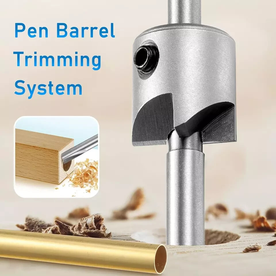 Pen Making Kit Pen Turning Mandrel and Pen Barrel Trimming Set Wood ...