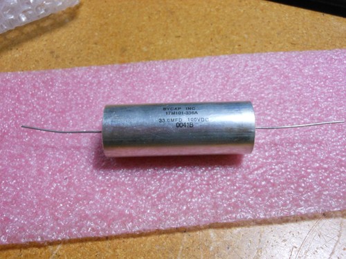 BYCAP CAPACITOR # 17M101-336A NSN: 5910-01-028-1704 33.0 MFD 100VDC | eBay