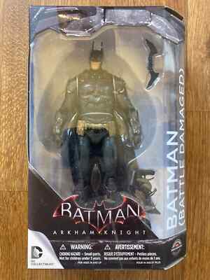 Batman Arkham Knight Batman Battle Damaged GameStop Exclusive 7" Figure ...