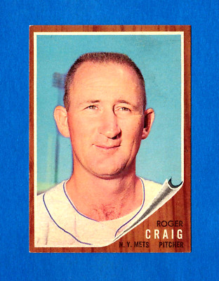 1962 TOPPS #183 ROGER CRAIG SAN FRANCISCO GIANTS CARD | eBay