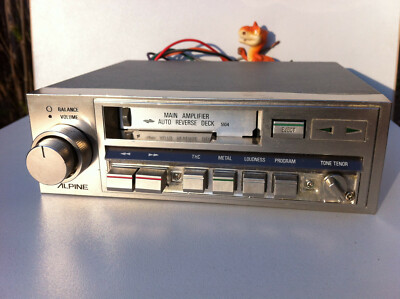 Alpine 5104 Car Stereo Cassette Player Auto Deck Reverse Audio ...