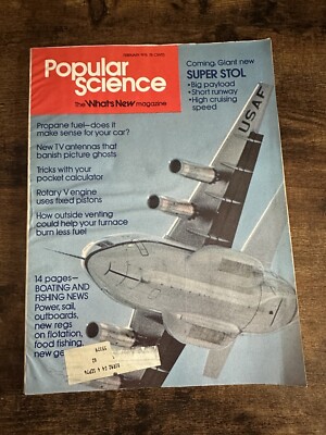 Vintage Feb 1976 Popular Science DIY Electronic Mechanic Book Magazine ...