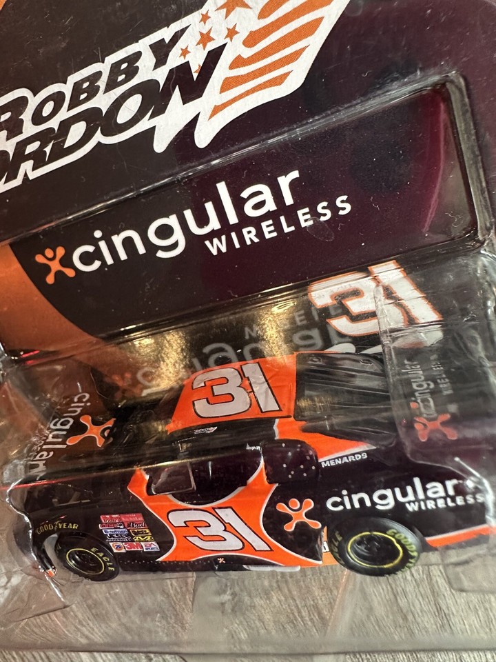 2003 Robby Gordon #31 Cingular Wireless 1:64 NASCAR Diecast Action RCCA ...