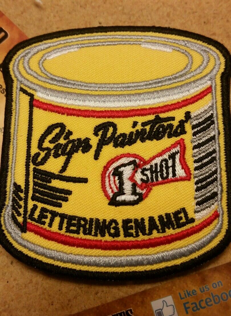 EMBROIDERED SIGN PAINTERS LETTERING ENAMEL PATCH (Please Read Ad) | eBay