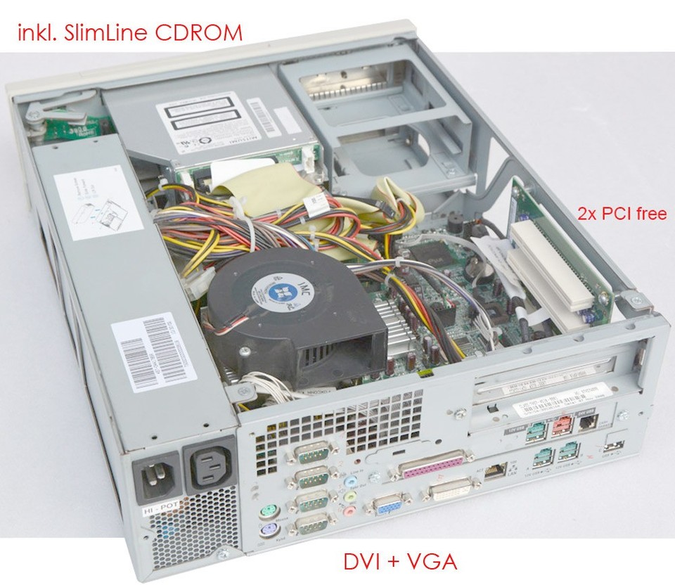 Computer With Windows 98 4X RS-232 Serial LPT Parallel 2X PCI CDROM ...