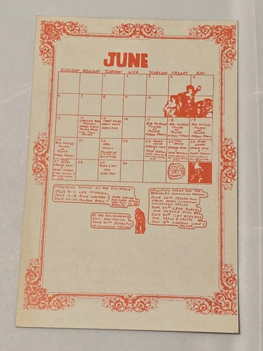 BG-285 DAVID SINGER BOZ SCAGGS, TOWER OF POWER 1971 Fillmore Postcard ...