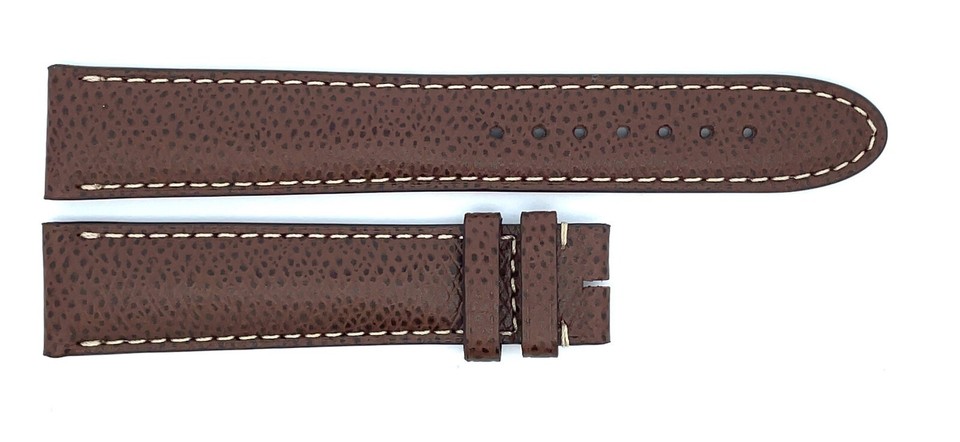 Montblanc Men's 19mm x 17mm Brown Alligator Leather Watch Band Strap ...