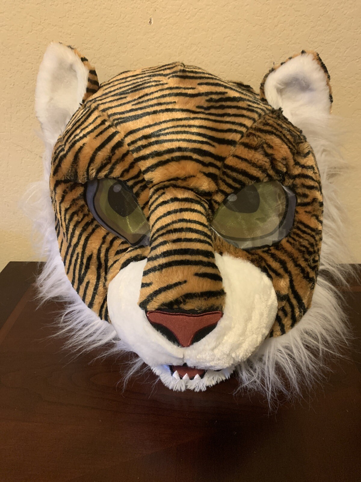 Dan Dee Collector Tiger Head Mascot Furry Mask Adult … - Gem