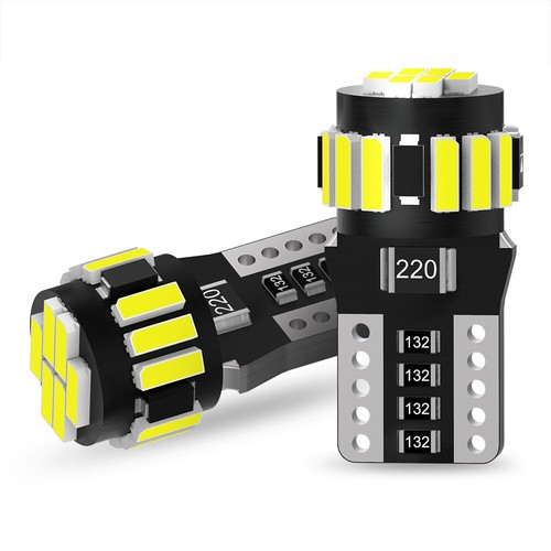 2x 12V 18smd T10 194 168 158 W5W 501 White LED Side Wedge Car Light ...